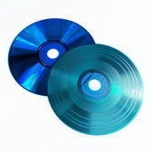 Blank vinyl CDs: Retro Style Media