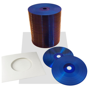 Blank vinyl CDs: Retro Style Media