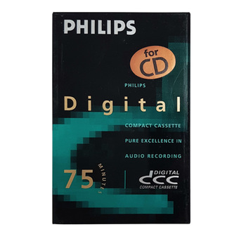 DCC Blank Digital Compact Cassettes: Retro Style Media