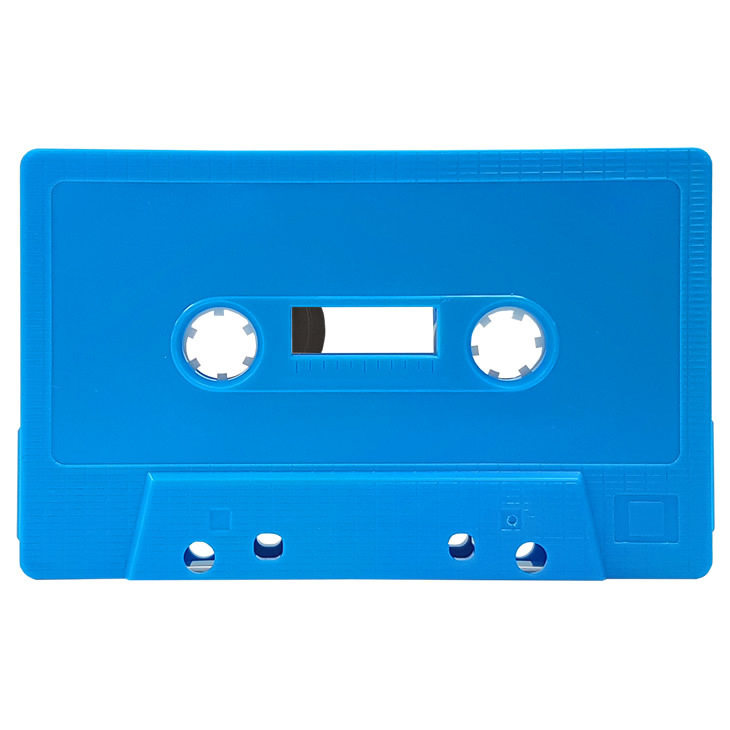 C44 blue Arkal blank audio cassette tapes - Retro Style Media